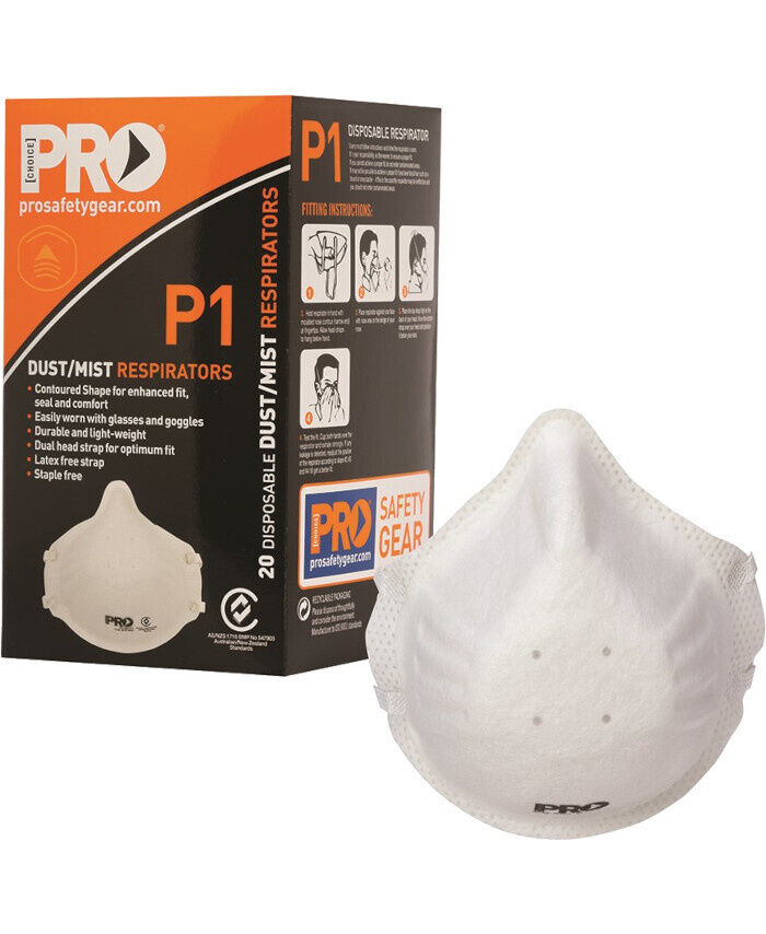 P1 Respirators - Box of 20 - Pro Choice